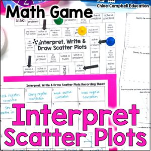 Scatter Plots and Data Review Activity – Identify Correlation ...
