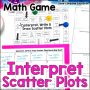 Scatter Plots and Data Review Activity – Identify Correlation ...