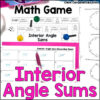 Interior Angle Sums of Polygons Review Game – 8th Grade Geometry Math ...