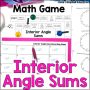 Interior Angle Sums of Polygons Review Game – 8th Grade Geometry Math ...