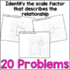 Dilations & Scale Factor Geometry Game 8th Grade Math Worksheet Station ...