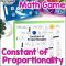 Constant of Proportionality Game & Worksheet 7th Grade Unit Rate Review ...