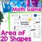 Area of Quadrilaterals Game Trapezoids Parallelograms Rhombus Geometry ...