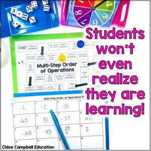 Multi-Step Order of Operations Practice 7th Grade Math PEMDAS Review ...