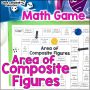 Area of Composite Figures & Polygons Game Activity 7th Grade Math ...
