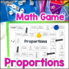 Solving Proportions and Ratios Game Proportional Relationships 6th ...