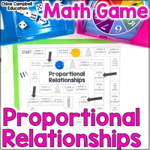 Proportional Relationships with Tables Game Proportions Word Problems ...
