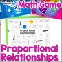 Proportional Relationships with Tables Game Proportions Word Problems ...