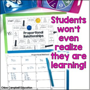 Proportional Relationships with Tables Game Proportions Word Problems ...