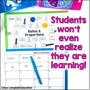 7th Grade Ratios & Proportions Game & Activity Proportional ...