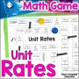 Unit Rates Ratios Word Problems Game – 7th Grade Math Review Station ...