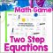 Writing and Solving Two Step Equations Game – 7th Grade Math Activities ...