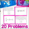 Writing and Solving Two Step Equations Game – 7th Grade Math Activities ...