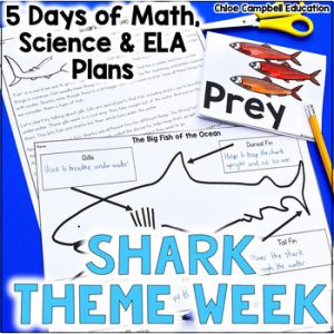 No Prep Emergency Sub Plans for 4th & 5th Grade – All About Sharks – 5 ...