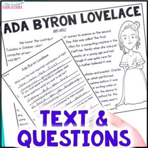Women’s History Month Reading Comprehension Women in Science Bulletin ...
