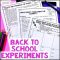 Back to School Science Activities – Experiments and Scientific Method ...