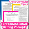 6 Paired Passages with Writing Prompts for Opinion & Informational ...