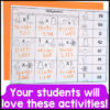 Halloween Multiplication Color by Number Worksheets -Double Digit ...