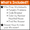 Halloween Math Worksheets – 3 Digit by 2 Digit Long Division – 2 Digit ...