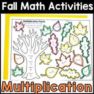 Multiplication Facts Practice Thanksgiving Math Worksheets – Fall Fact ...