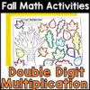 Fall 2 Digit Multiplication Color by Number – Double Digit ...