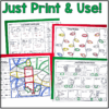 Long Division with Remainders Color by Number Christmas Math Worksheets ...