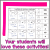 Long Division with Remainders Color by Number Valentine’s Day Math ...