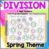 Long Division with 2 Digit Divisors – Spring Math Color by Number ...