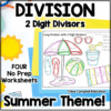Long Division with 2 Digit Divisors – Summer Math Color by Number ...