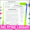 Sensory Organs – Human Body Systems 5th Grade Science Lesson Reading ...