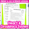 The Heart & Circulatory System Activities – Organs 5th Grade Science ...