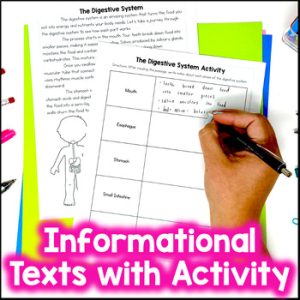 Digestive System Activities & Lesson – 5th Grade Human Body Systems ...