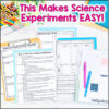 Scientific Method Experiment Template Teacher Planning Checklist for ...