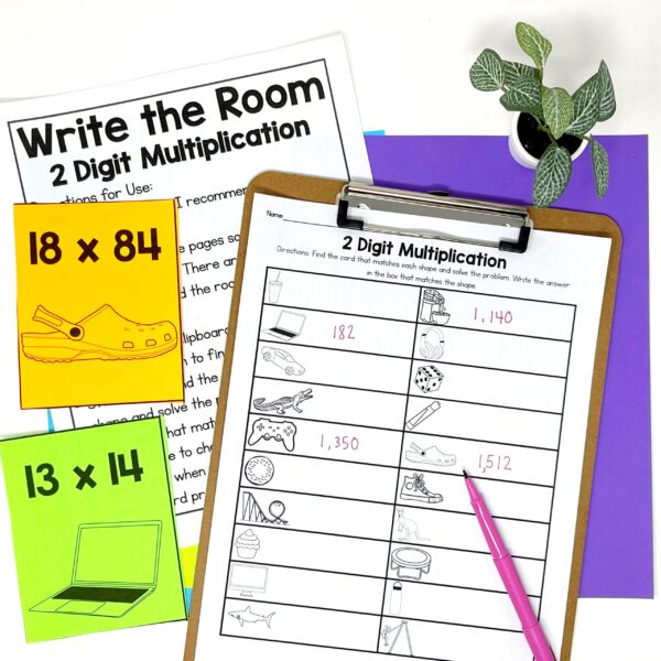 How to Play Scoot for Math Practice – Chloe Campbell Education